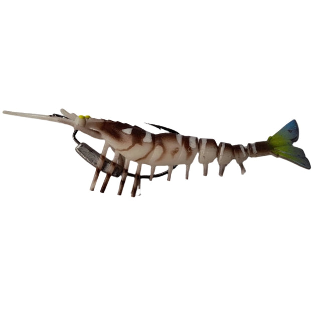 Gfin Crazy Shrimp Soft Plastic Baits With Jig Head | 5 Inch