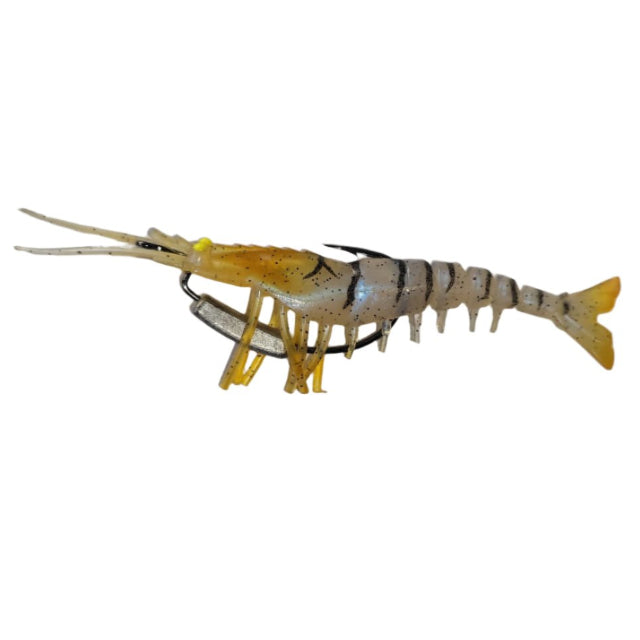 Gfin Crazy Shrimp Soft Plastic Baits With Jig Head | 5 Inch