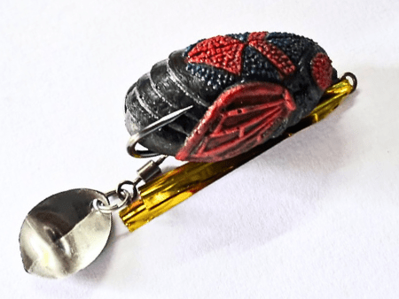 Pexxo Dora Frog Handmade Soft Lure With Spinner | Floating | 4 Cm | 6-